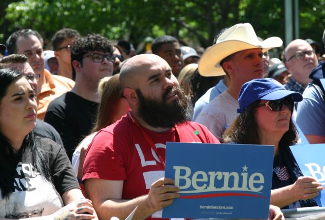 Bernie Sanders Rally Draws About 1,000 People to Downtown Fort Worth ...