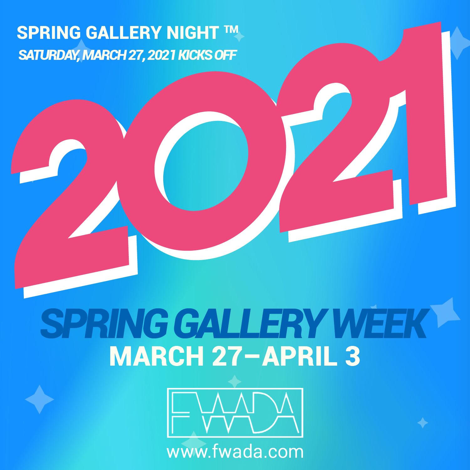 Spring Gallery Night Square Ad - Fort Worth Weekly