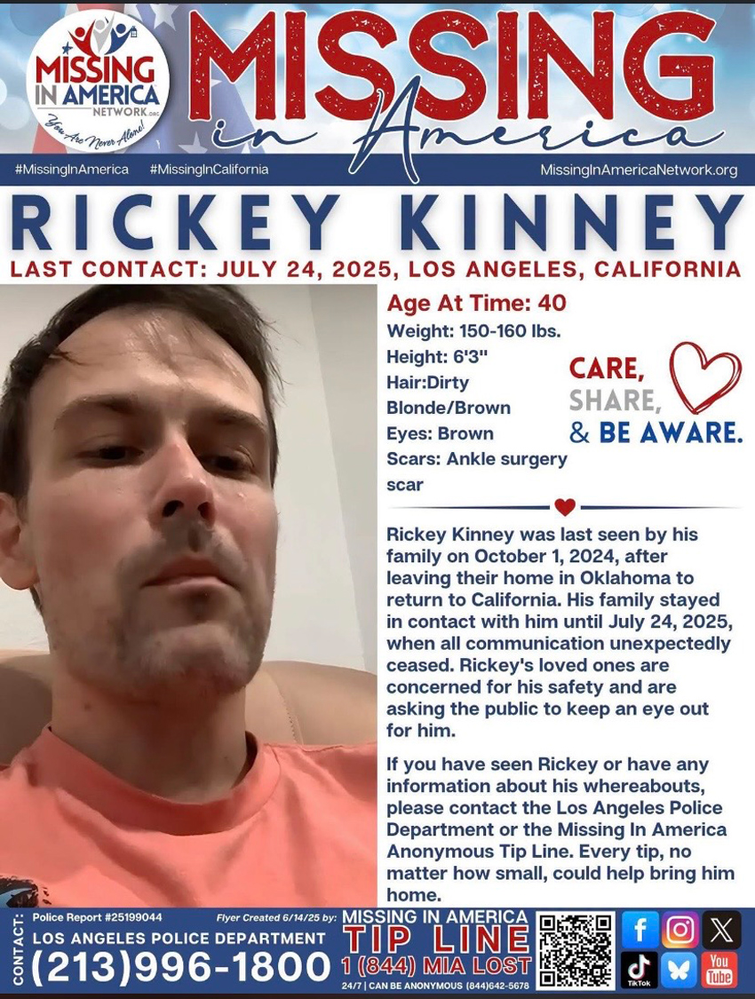 Missing: Rickey Kinney - Fort Worth Weekly